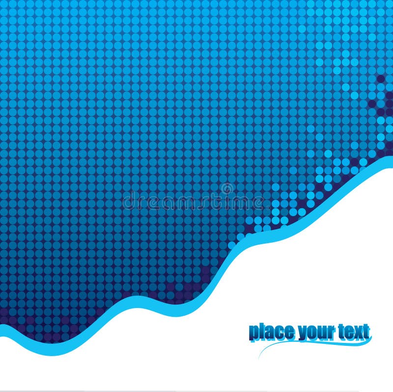 Blue dotted background stock vector. Illustration of graphic - 17279979