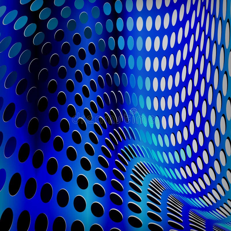 Blue dotted background stock illustration. Illustration of fractal ...