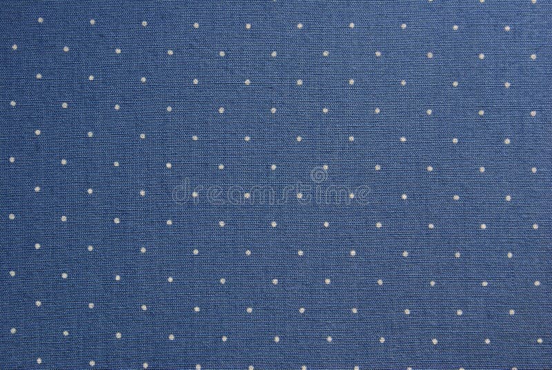 Blue dotted fabric stock photo. Image of cloth, cotton - 5646432