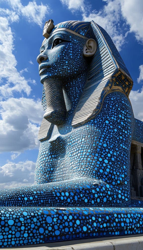 Blue Dotted Sphinx a Digital Network Interpretation of the Ancient ...