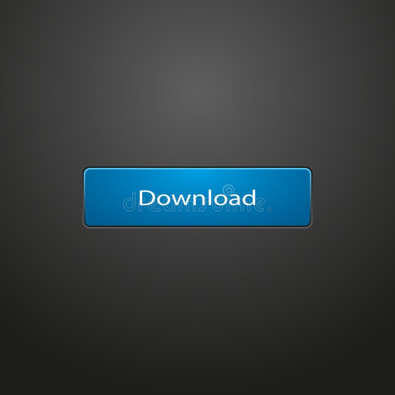 Blue Download stock illustration. Illustration of symbol - 14367053