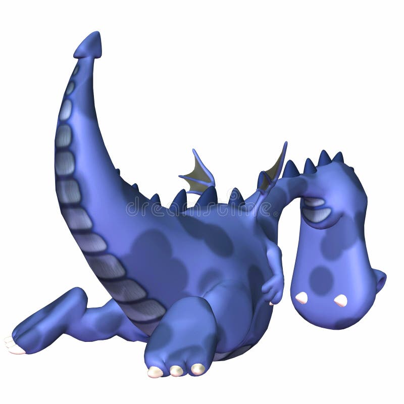 Dragon Cartoon - Snore stock illustration. Illustration of snore - 3339639