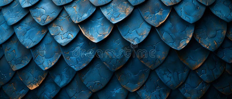 Blue Dragon Scale Pattern Close-up - Luxury Background Texture for ...