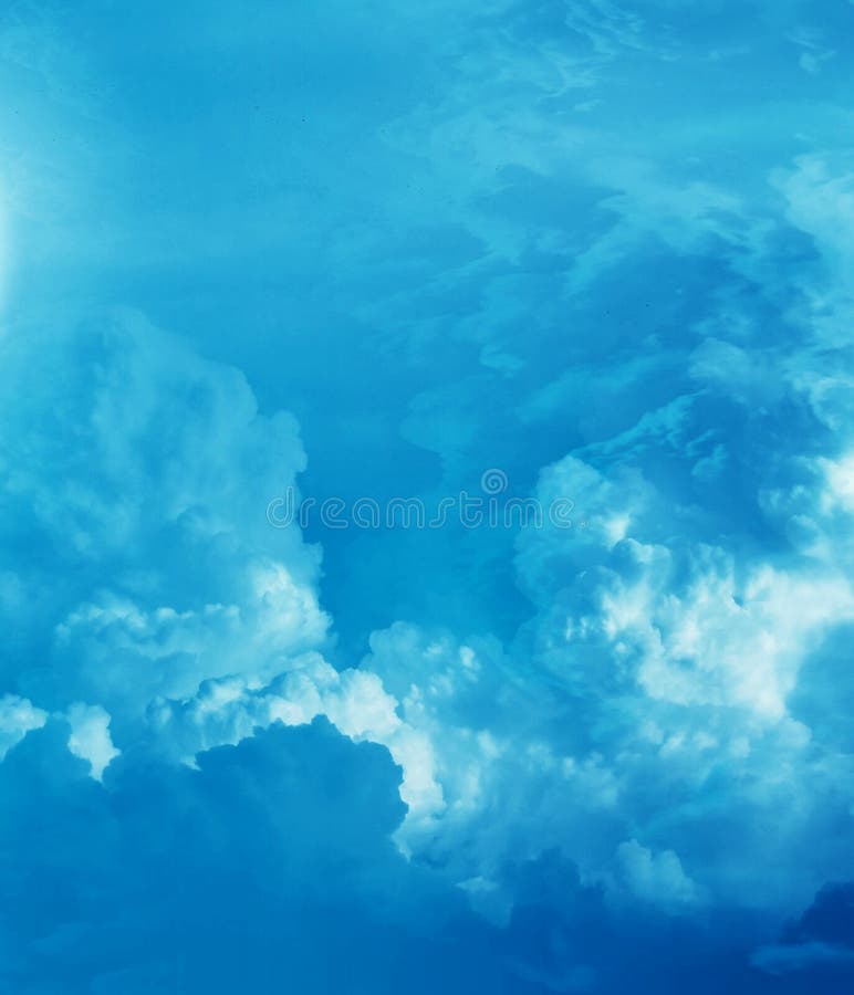 Blue Dramatic Sky Grunge Background Stock Image - Image of blue, design ...