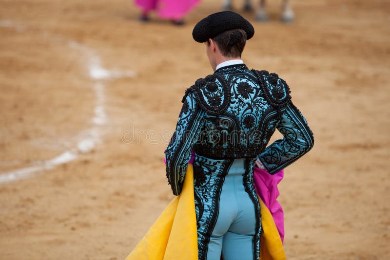 Blue dressed editorial image. Image of matador, toreador - 42028200