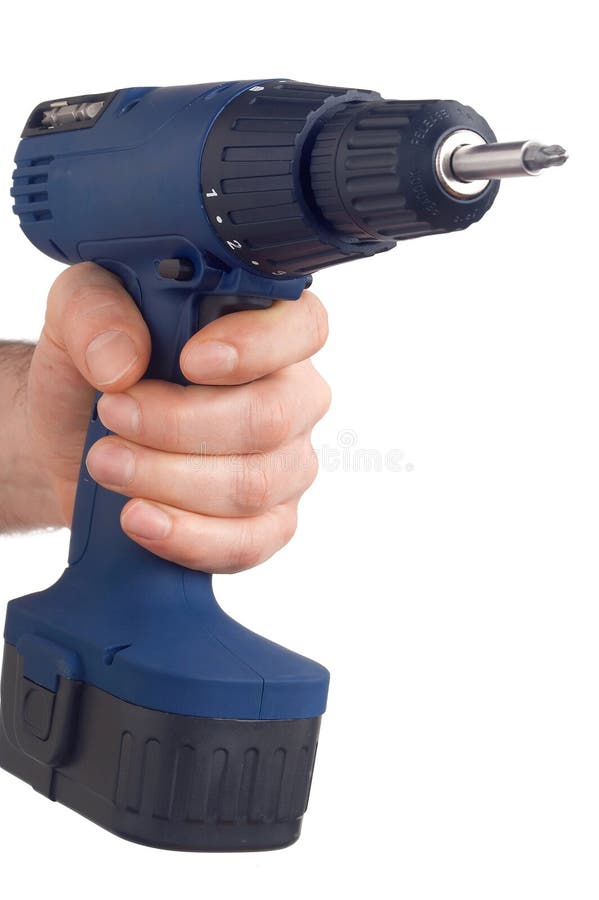 Blue Drill - Blaue Bohrmaschine Stock Photo - Image of carpentry ...