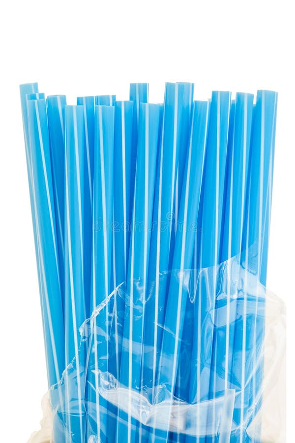 Blue drinking straws stock image. Image of straw, drink - 91844501