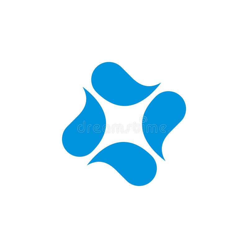 Blue Water Splash Logo Template Illustration Design. Vector EPS 10 ...