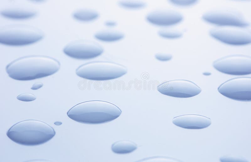 Blue droplets stock photo. Image of metallic, refreshing - 5566962