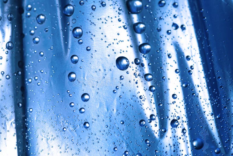 Blue drops stock image. Image of backlight, rain, alight - 2233787