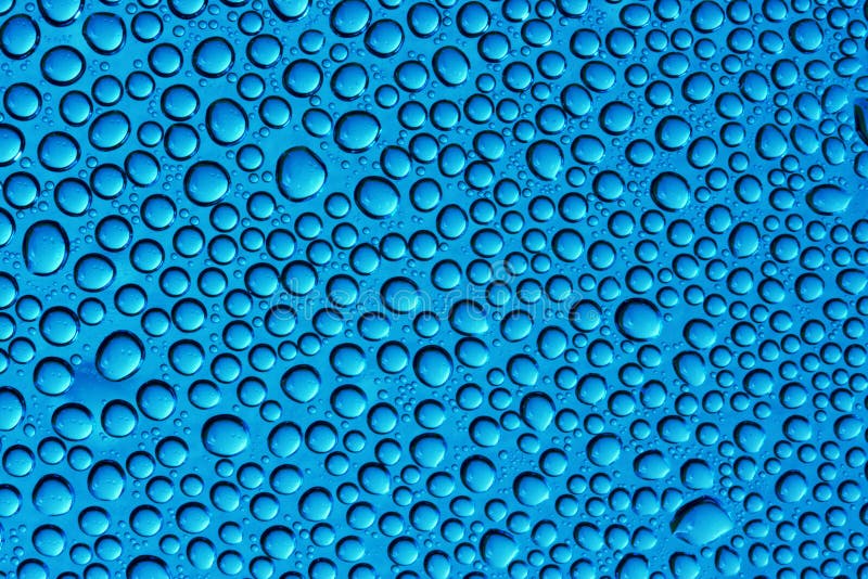 Blue drops of water stock image. Image of transparent - 11247791