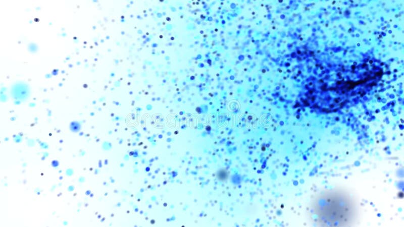 Blue Dust, Bokeh Effect Forming a Network on a Bright Background Stock ...