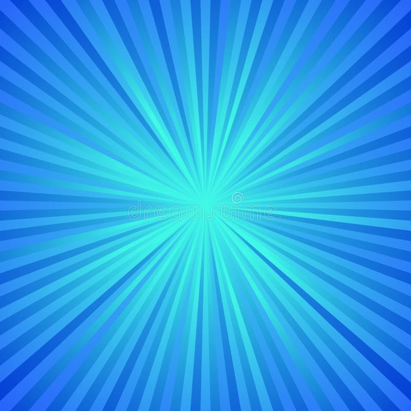 Blue Ray Burst Background - Gradient Vector Design Stock Vector ...