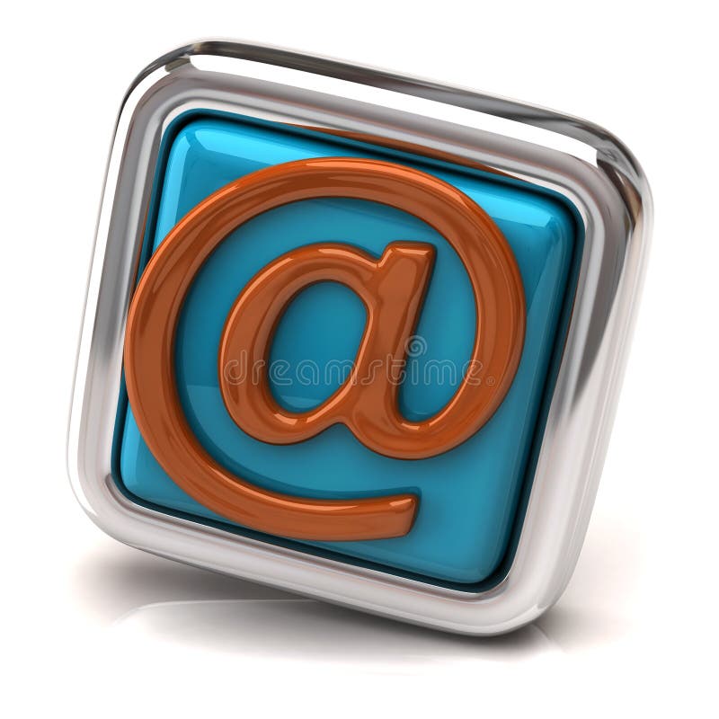 E-mail button stock illustration. Illustration of design - 13121663