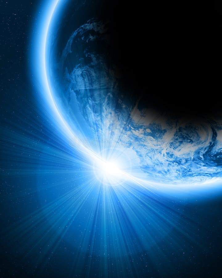 Abstract blue background stock illustration. Illustration of space ...