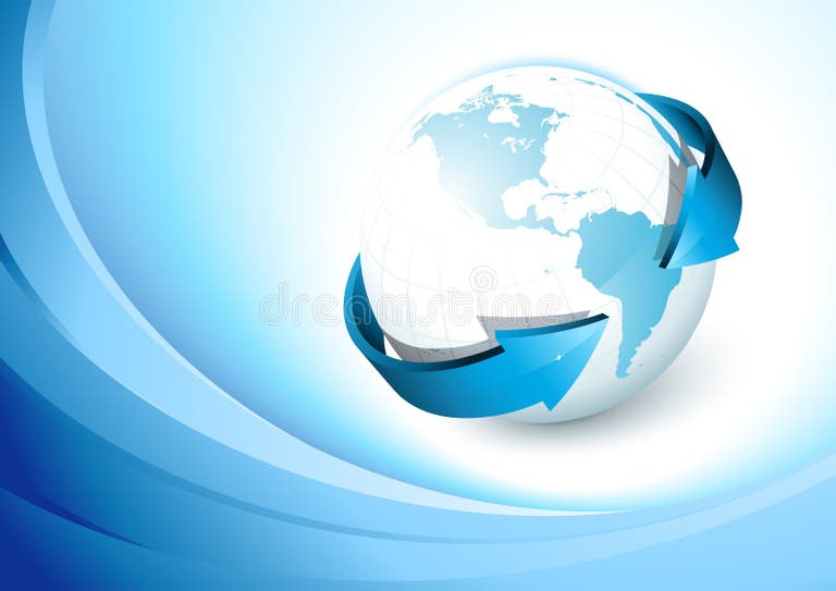 Blue earth stock vector. Illustration of globe, concepts - 7716211