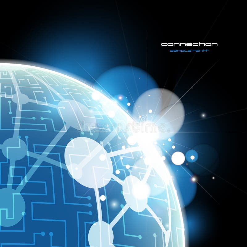 Earth connection stock vector. Illustration of healthy - 123414564