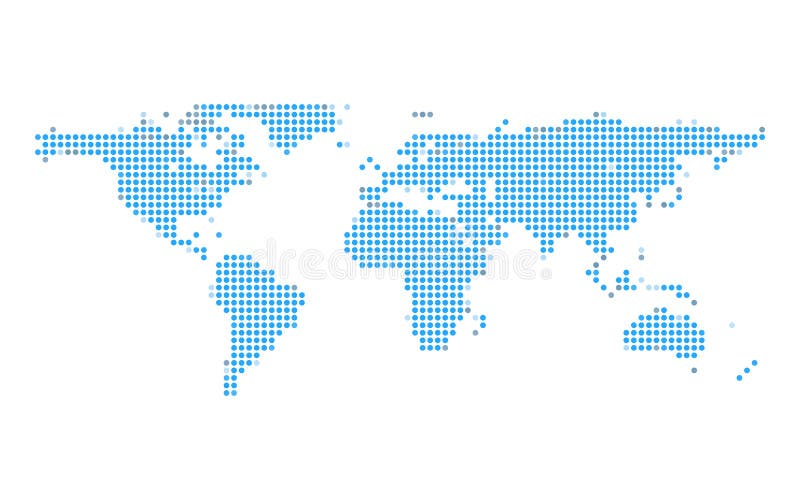World Map Global Technology White Stock Illustrations – 38,393 World ...