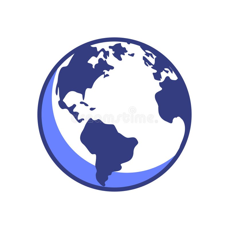 Simple Blue Earth Icon Stock Illustrations – 9,677 Simple Blue Earth ...