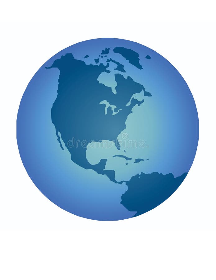 Blue Earth Illustration stock illustration. Illustration of geodesy ...