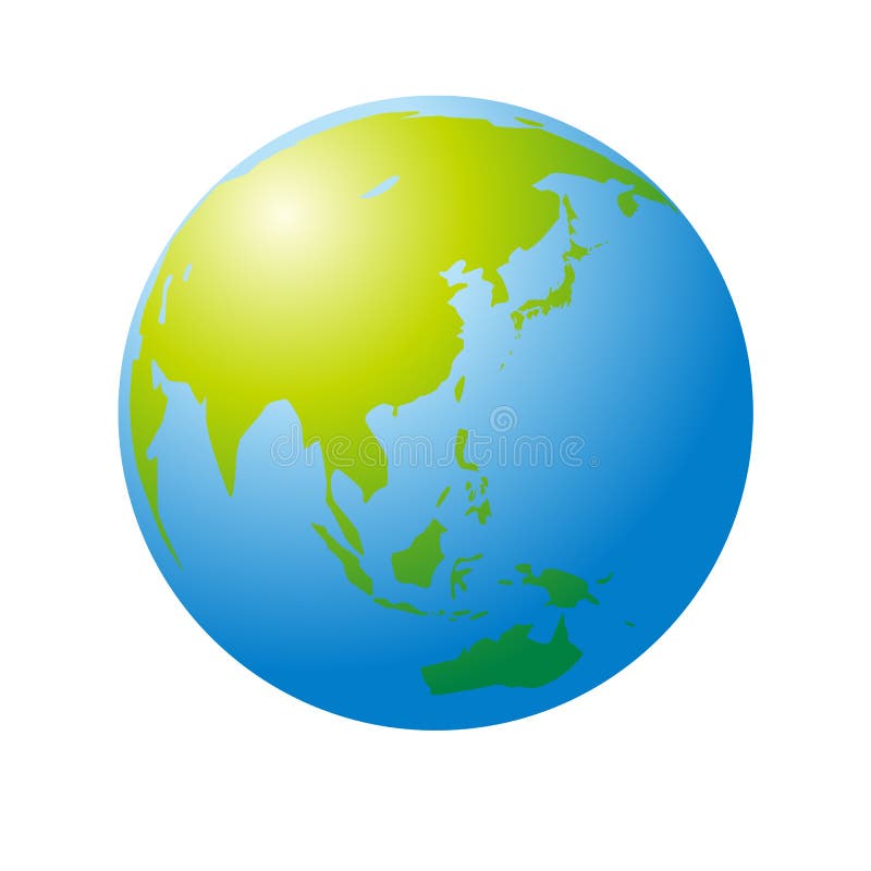 Blue earth, vector stock vector. Illustration of internet - 27536399