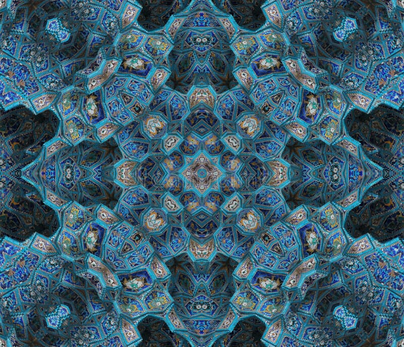 Symmetrical Fantasy Texture Stock Illustration - Illustration of effect ...