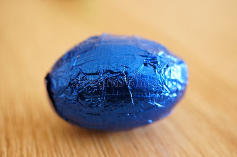 Blue easter egg stock photo. Image of food, blue, easter - 51840154