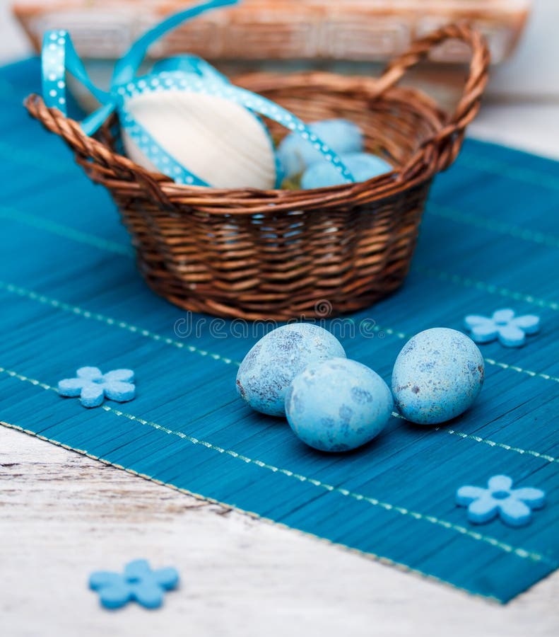 Blue easter eggs stock photo. Image of eggs, vertical - 38489988