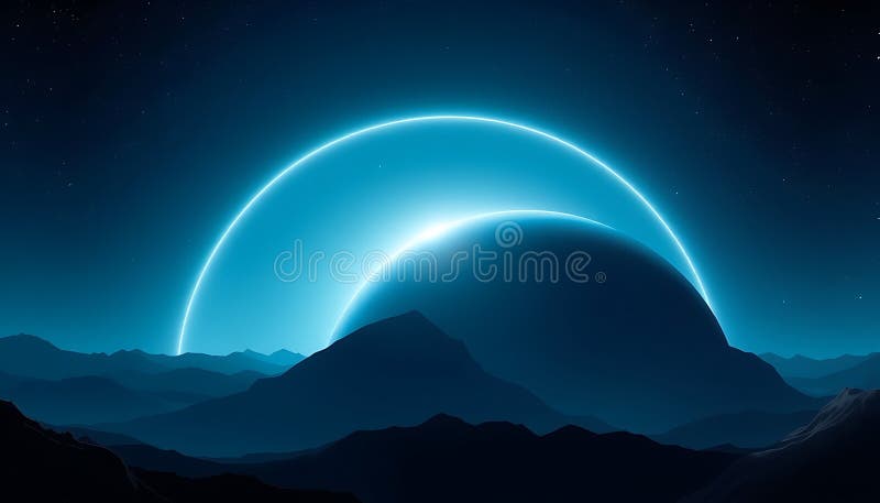 Blue Eclipse Phenomenon Space, Celestial Event, Lunar Eclipse ...