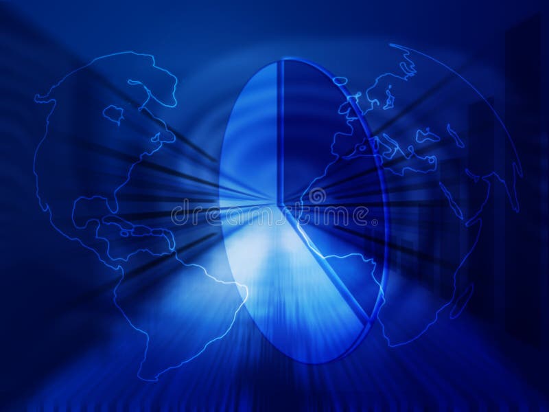 Blue economy background stock illustration. Illustration of cash - 7692462