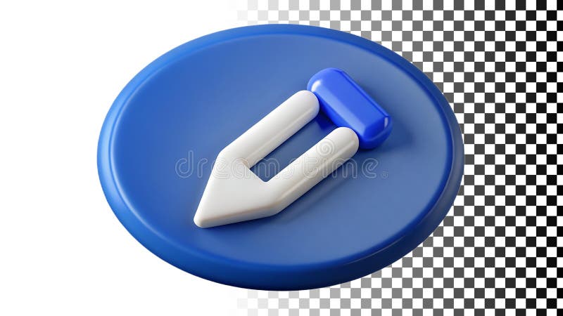 Blue Edit Icon, Pencil Symbol and Writing Tool Png Transparent Image ...