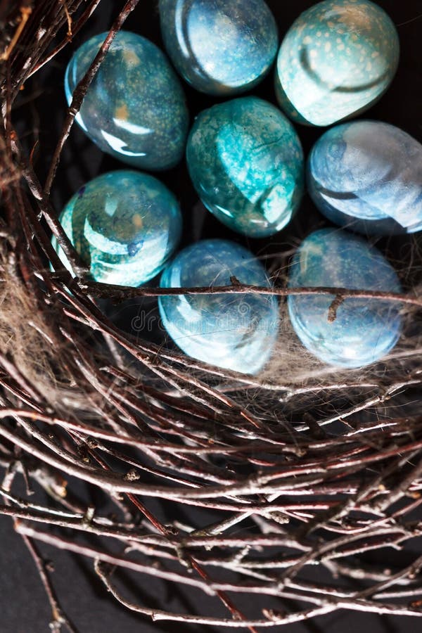 Blue eggs stock photo. Image of pastel, spring, bird - 30105168