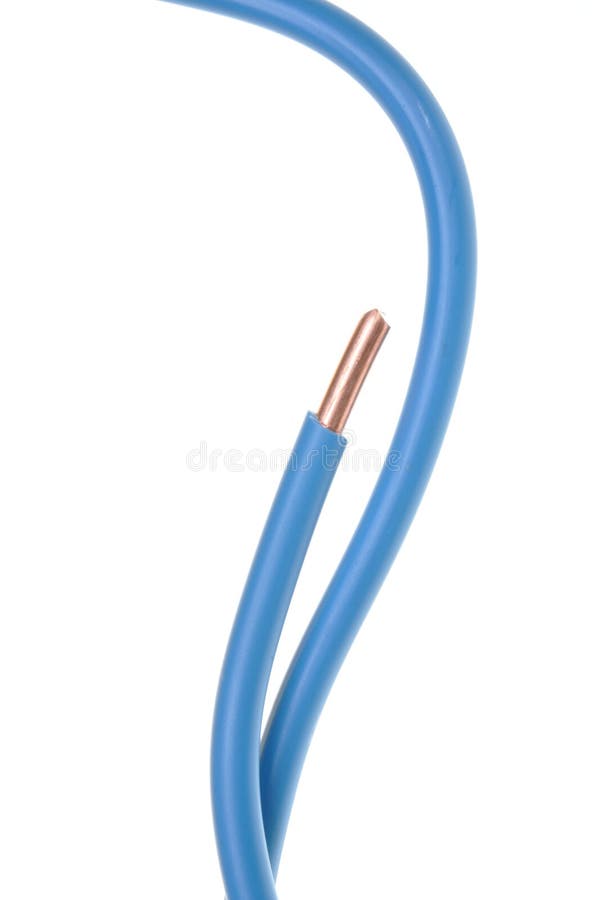 Blue Cable Bundles in Computer Global Network Stock Photo - Image of ...