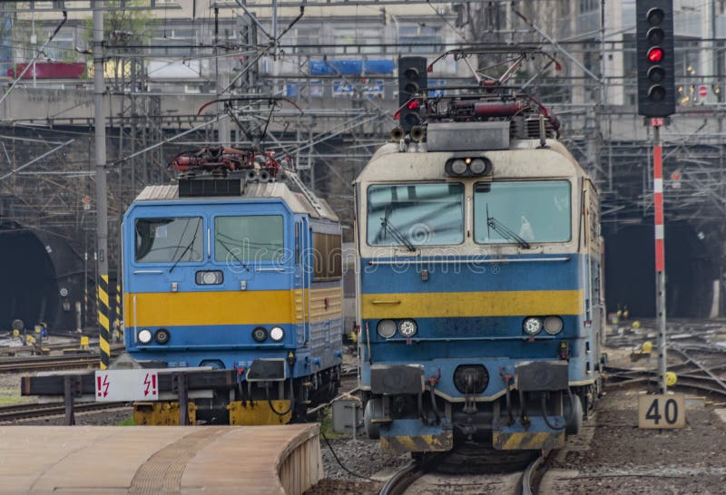 Railroad Railway Red Republic Semaphore Signal Speed Steel Strip Stock ...