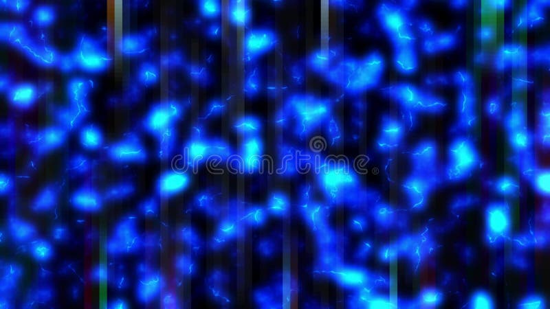 Blue Electric Particle Animation in Dark Background Stock Video - Video ...