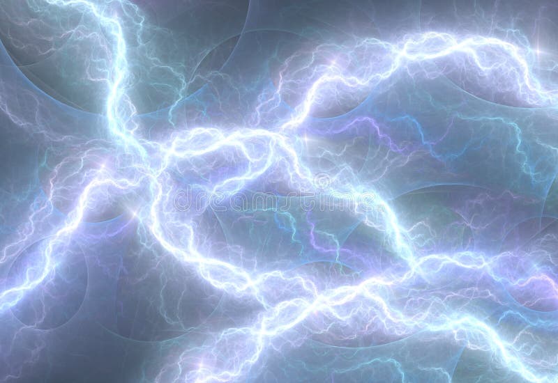 Blue electric lighting stock illustration. Illustration of power - 46008732
