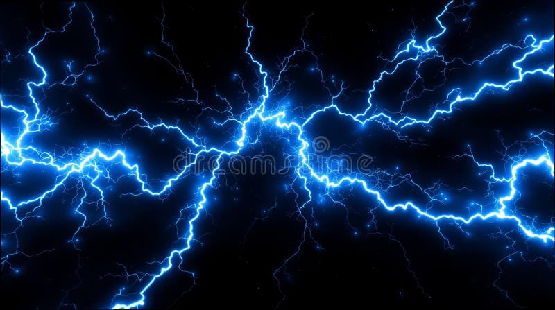 Blue Electric Lightning Background Stock Illustrations – 29,993 Blue ...