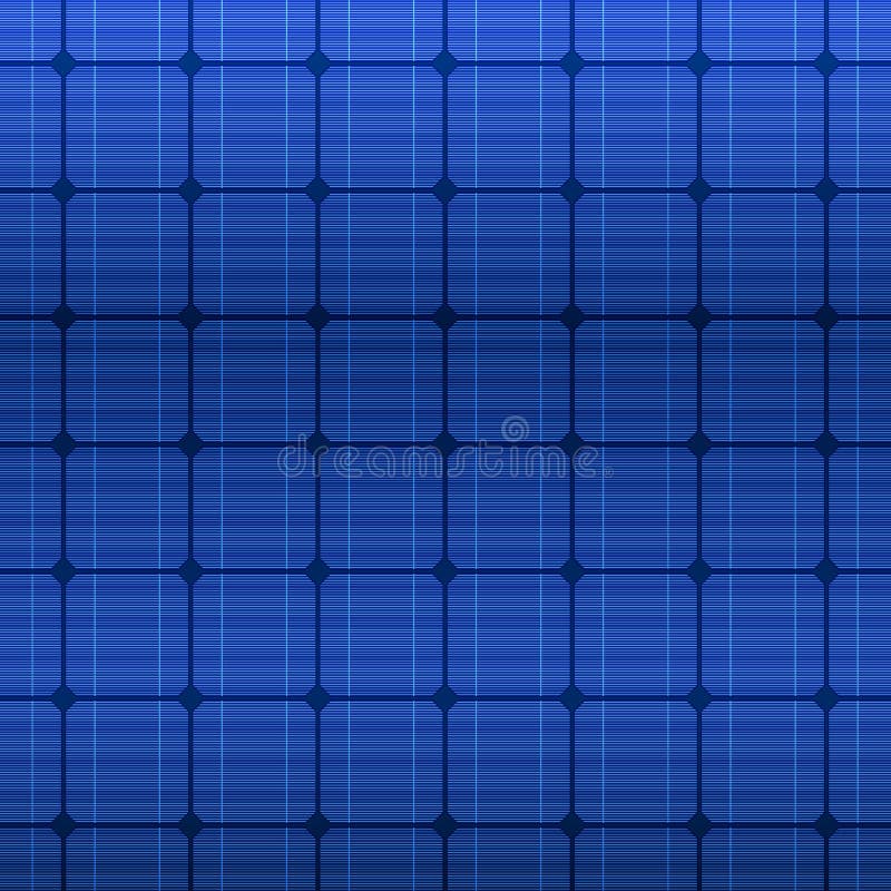 Blue Electric Solar Panel Pattern. Vector Stock Vector - Illustration ...