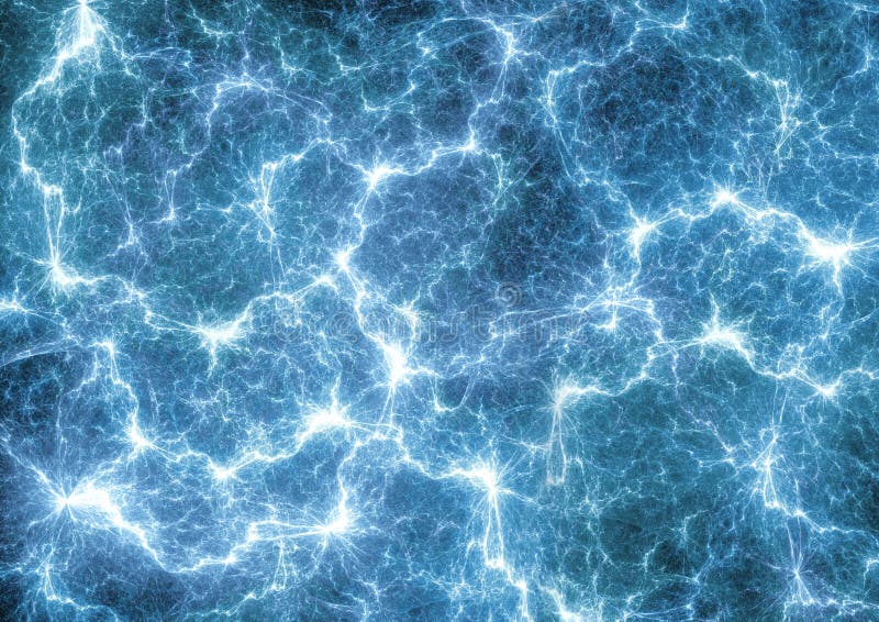Blue Electricity Wallpaper