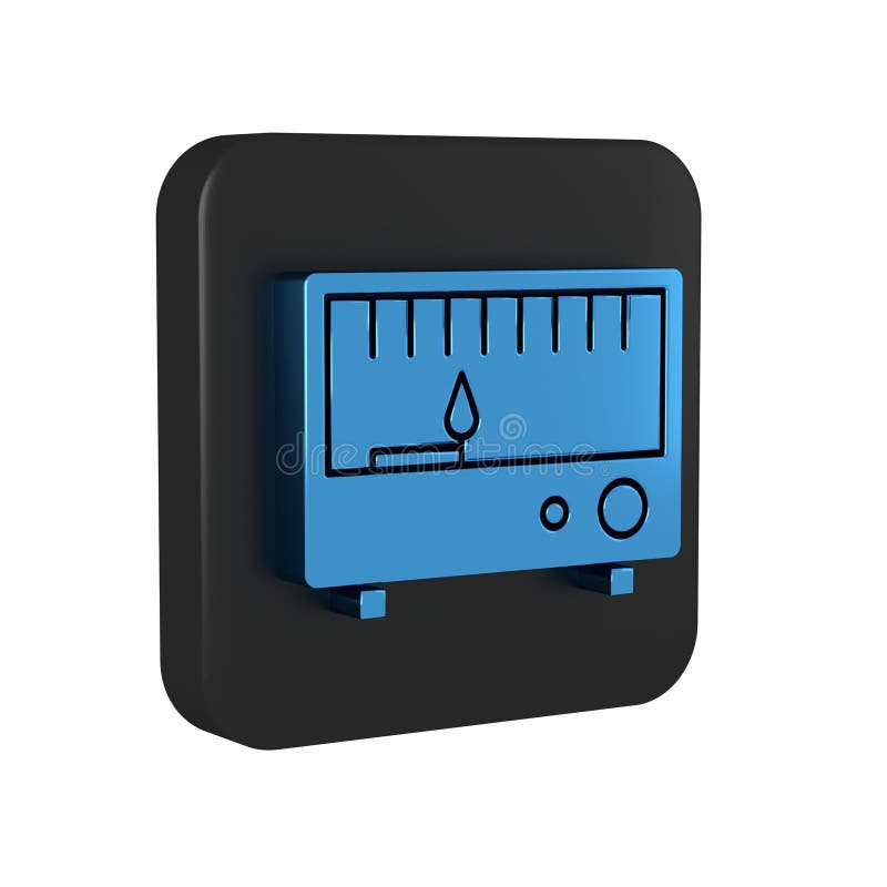Blue Electrical Measuring Instruments Icon Isolated on Transparent ...