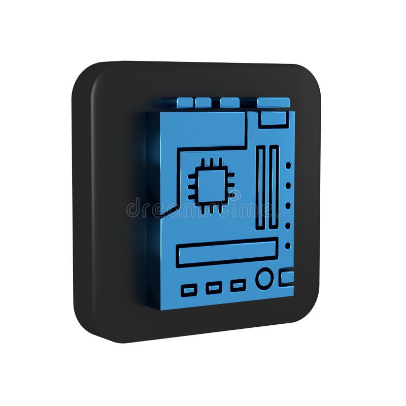 Digital Chip Icon Blue Stock Illustrations – 9,075 Digital Chip Icon ...