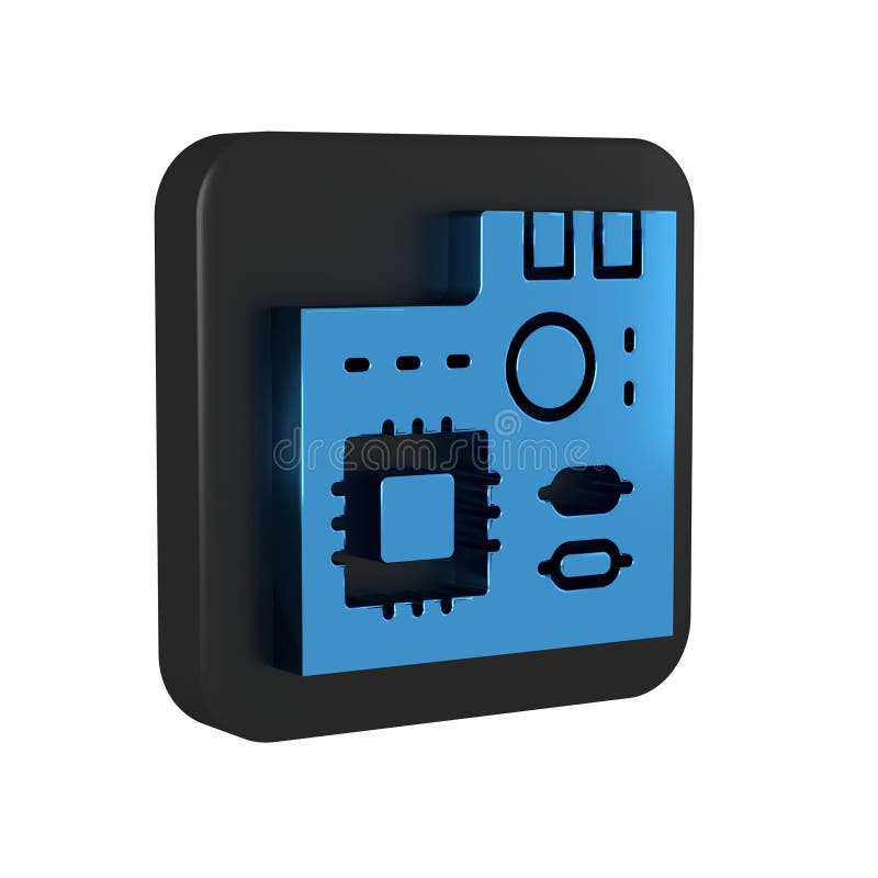 Digital Chip Icon Blue Stock Illustrations – 9,075 Digital Chip Icon ...
