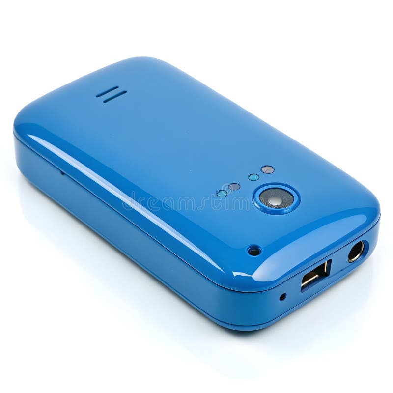 Blue Electronic Device stock illustration. Illustration of modern ...