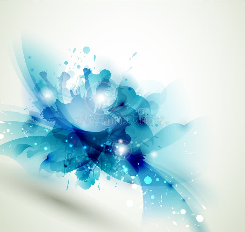 Blue elements stock vector. Illustration of hanging, banner - 37029711