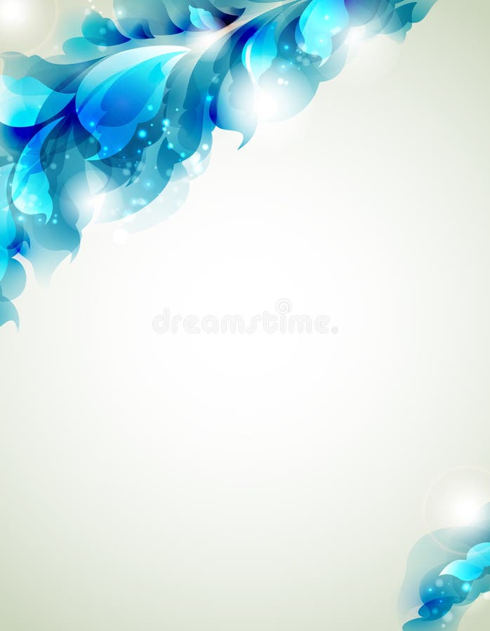 Blue elements stock vector. Illustration of frame, beautiful - 37029763