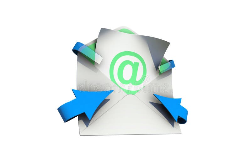 Blue email icon stock illustration. Illustration of mail - 101616750