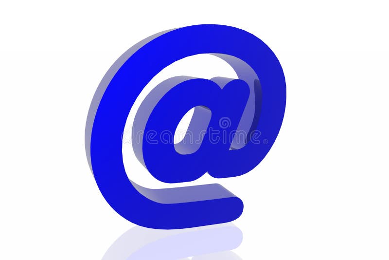 Blue Email Icon Flowing Around the Globe Icon Stock Vector ...