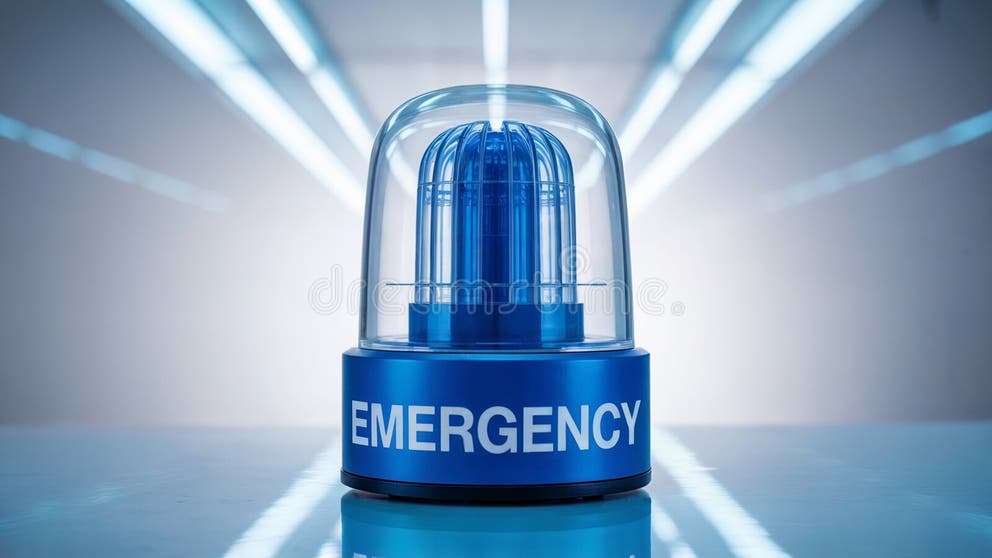 Blue Emergency Warning Stock Illustrations – 8,161 Blue Emergency ...