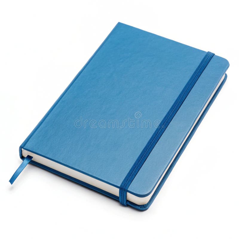 Blue Empty Notepad Book Isolated on Transparent Background Stock ...