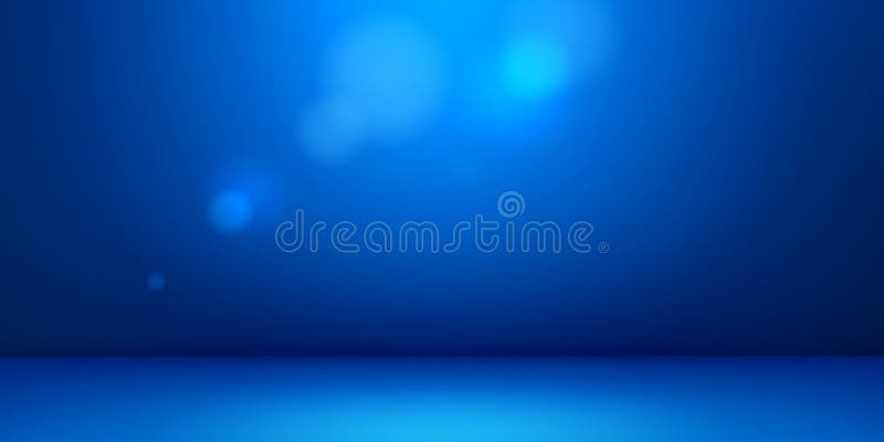 Blue Empty Room Bg or Studio Wall Background Stock Vector ...